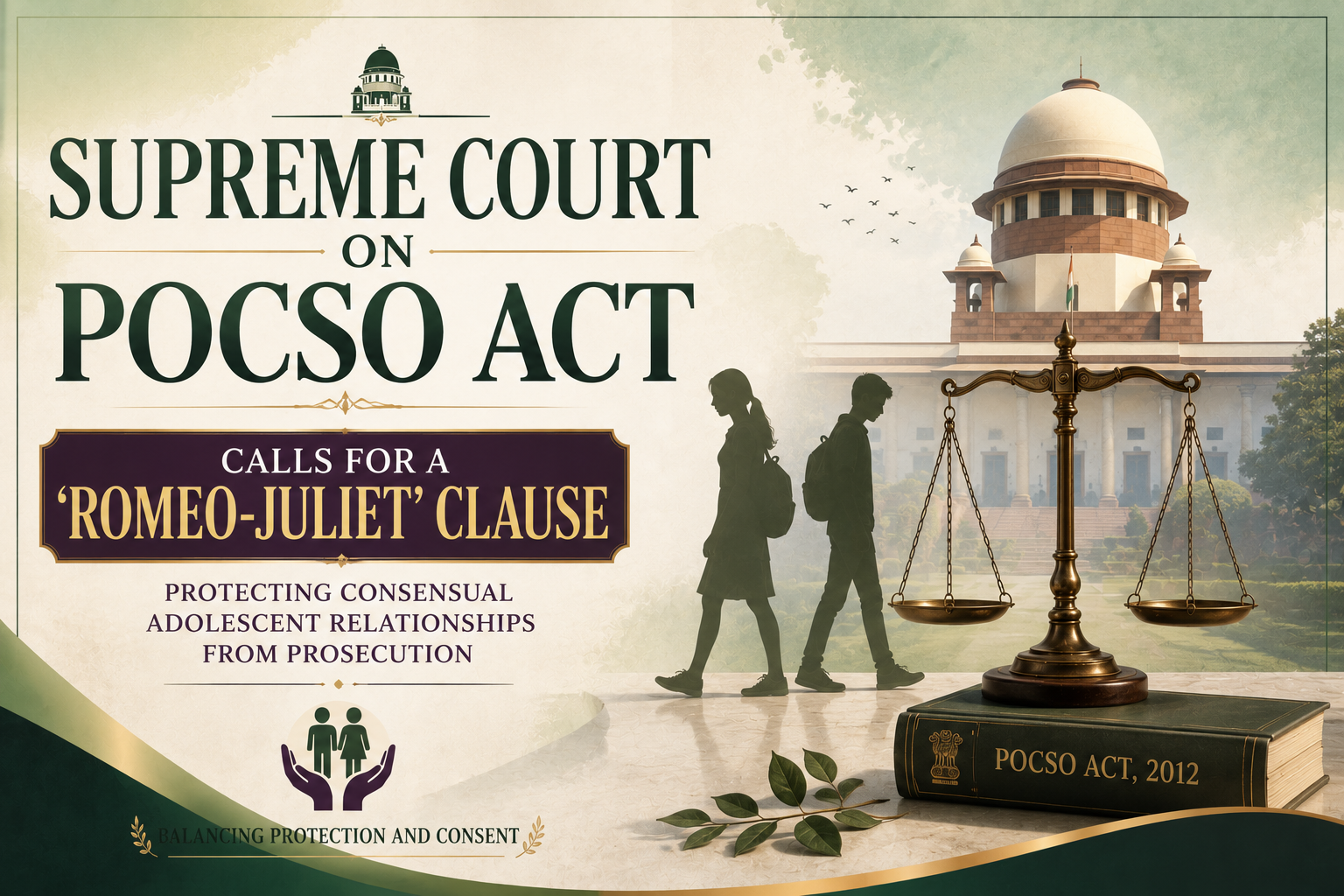 SUPREME COURT URGES TO BRING ‘ROMEO-JULIET’ CLAUSE IN POCSO ACT TO ...